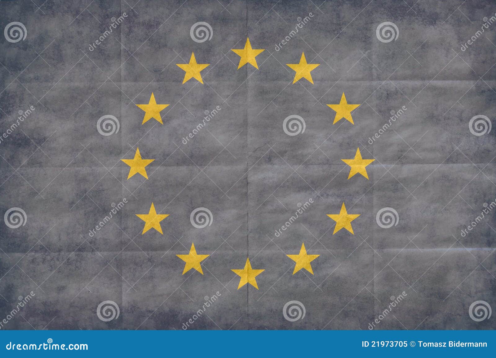 European Union retro flag stock illustration. Illustration of shabby ...