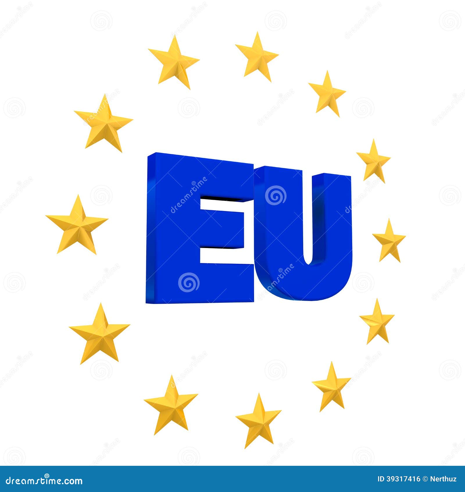 European Union Symbol Stock Illustration - Image: 39317416