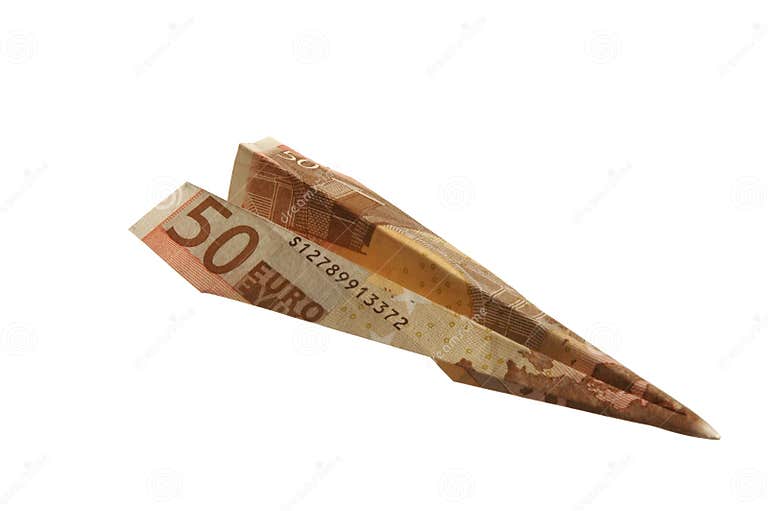 Europlane stock image. Image of business, euro, airborne - 7752591