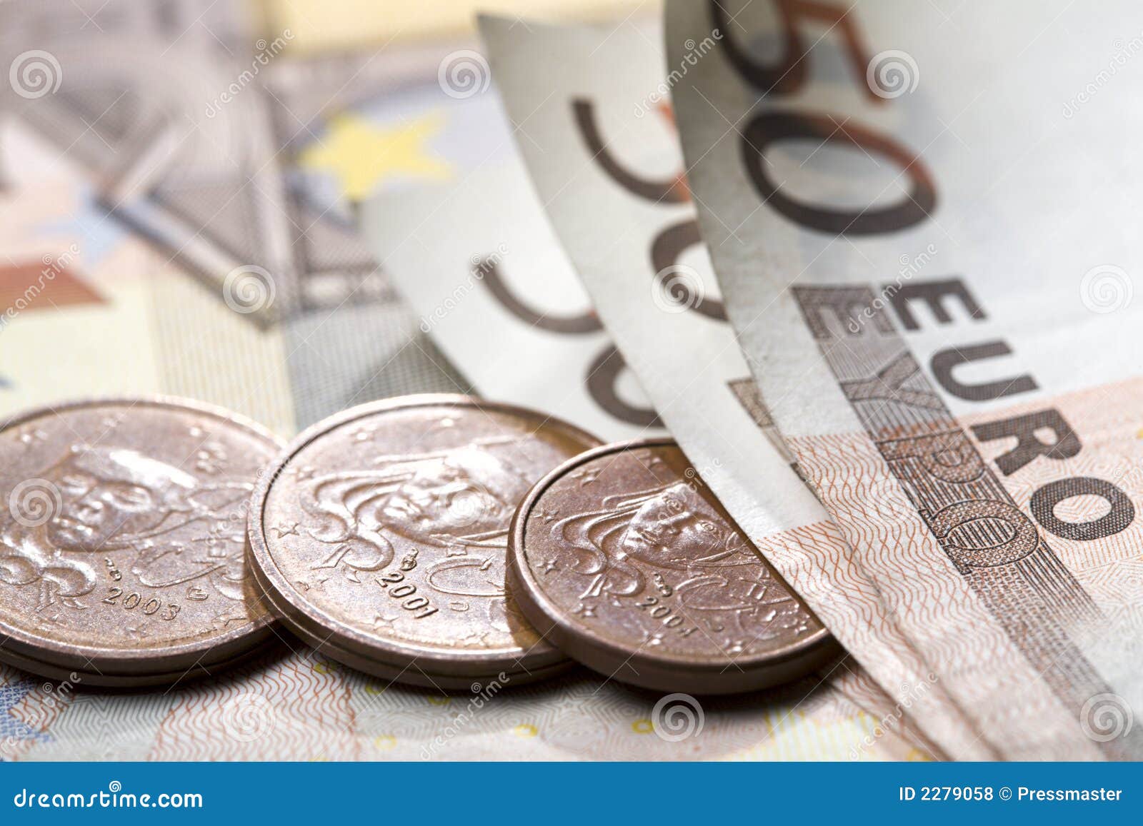 Euros stock photo. Image of wealth, prosperity, metal - 2279058