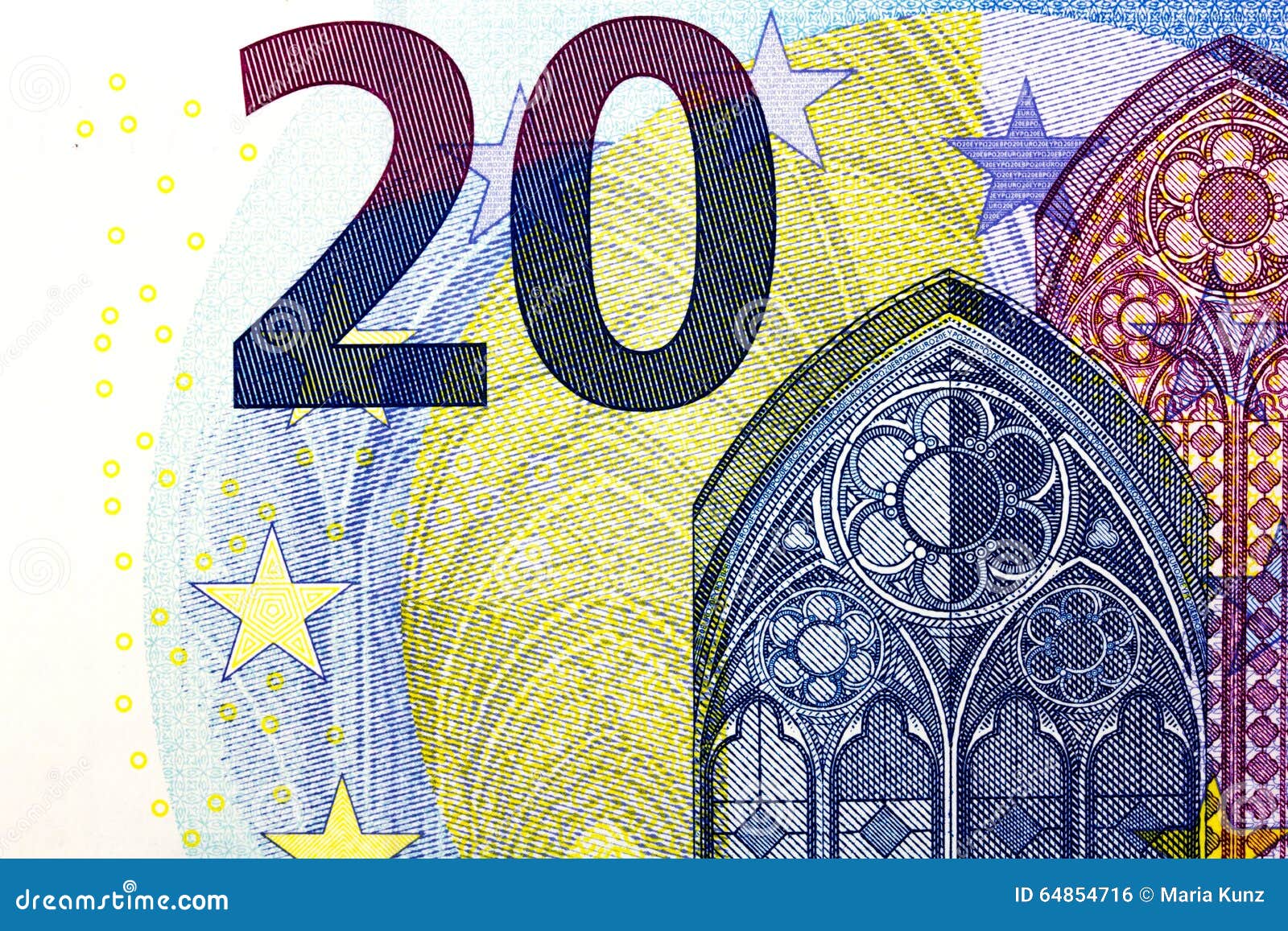 20 euros a new version.... stock photo. Image of currency - 64854716