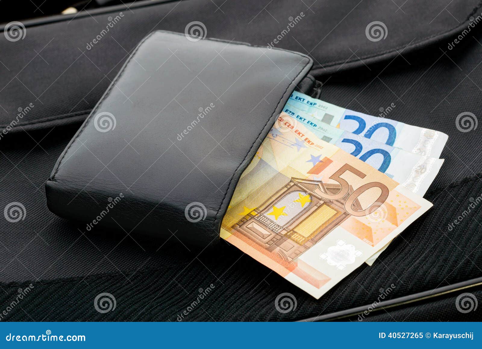 Euros in a Wallet stock image. Image of finance, bucks - 40527265