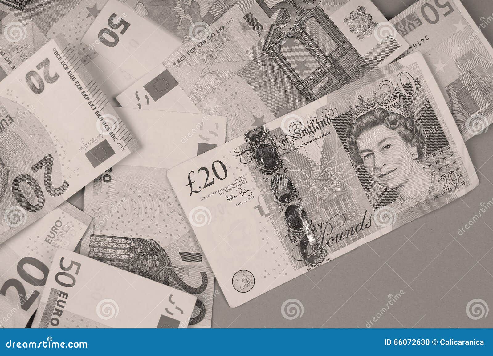 Euros y libras de fondo imagen editorial. Imagen de euros - 86072630