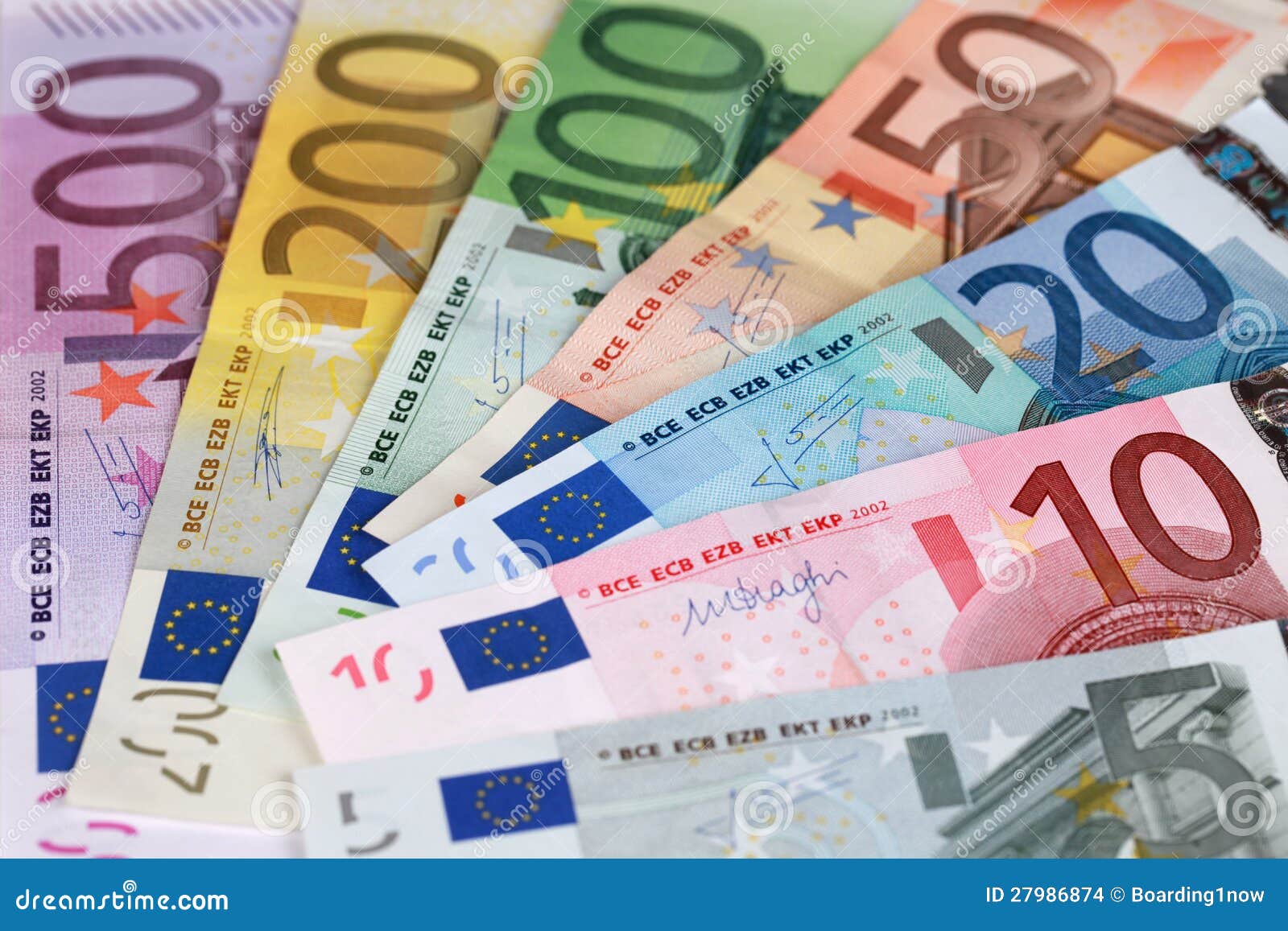 Eurosedlar arkivfoto. Bild av anmärkningar, bakgrund - 27986874