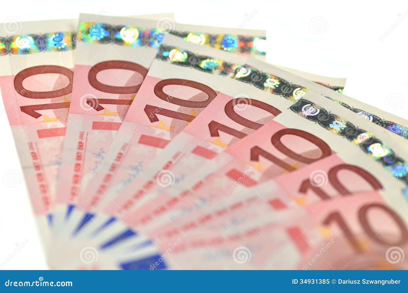 Eurosedlar fotografering för bildbyråer. Bild av valuta - 34931385