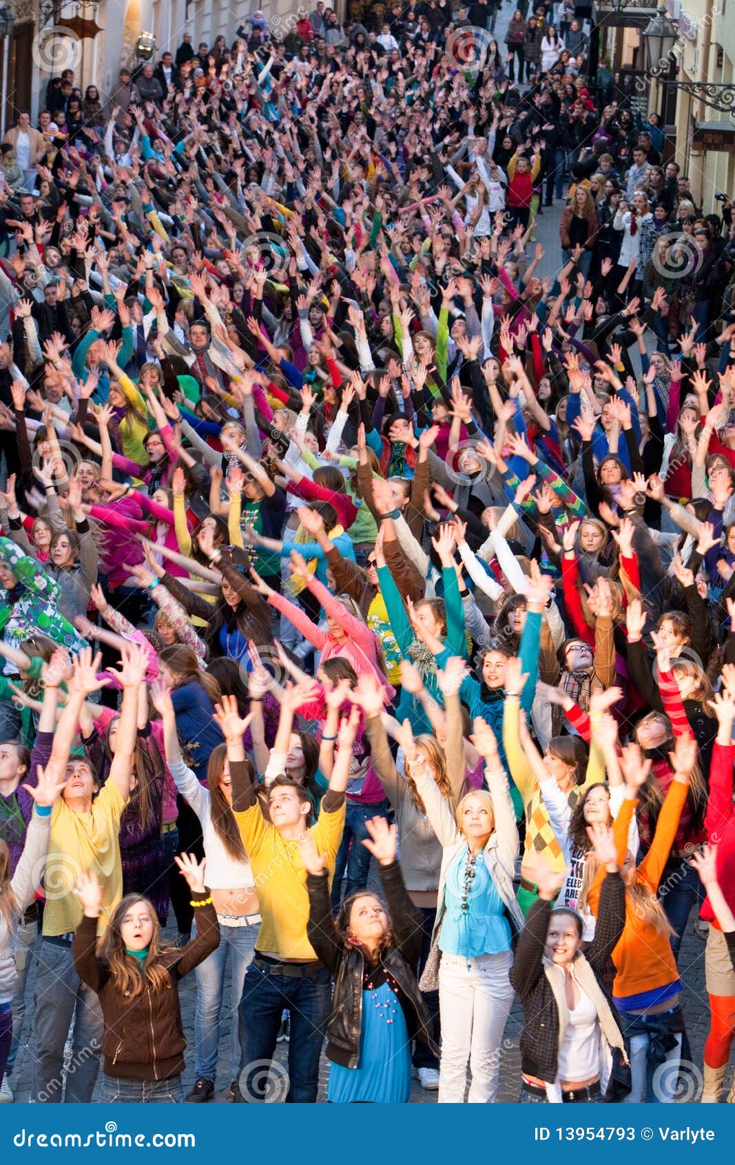 Eurovision Flash Mob Dance Moments Editorial Stock Photo - Image of ...