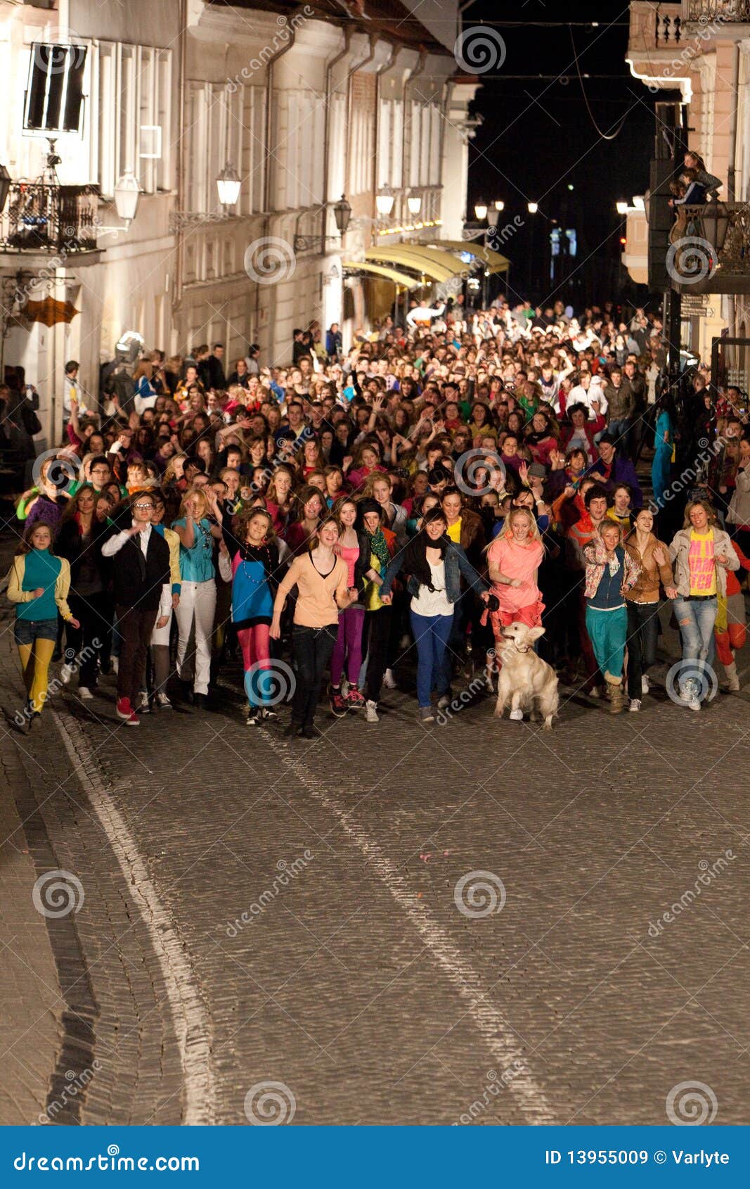 Eurovision Flash Mob Dance Moments Editorial Stock Image - Image of ...