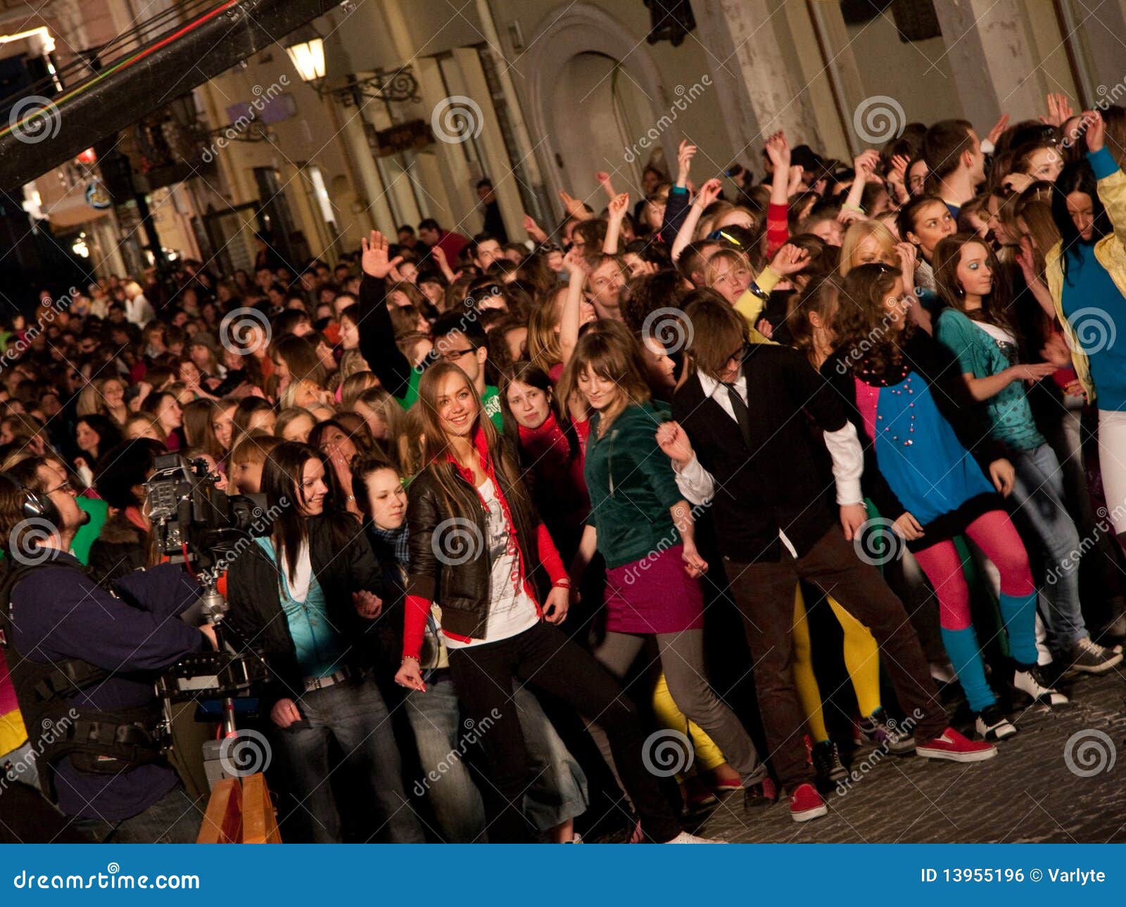 Eurovision Flash Mob Dance Moments Editorial Photo - Image of ...