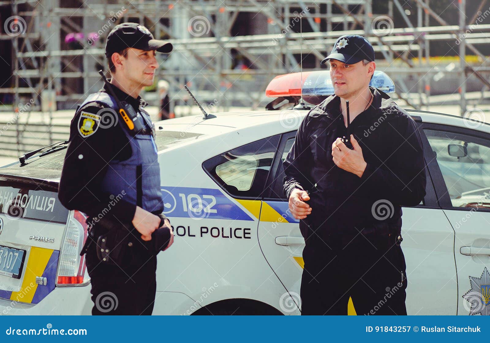 Eurovision 2017 Police Securing the Event Editorial Photography - Image ...