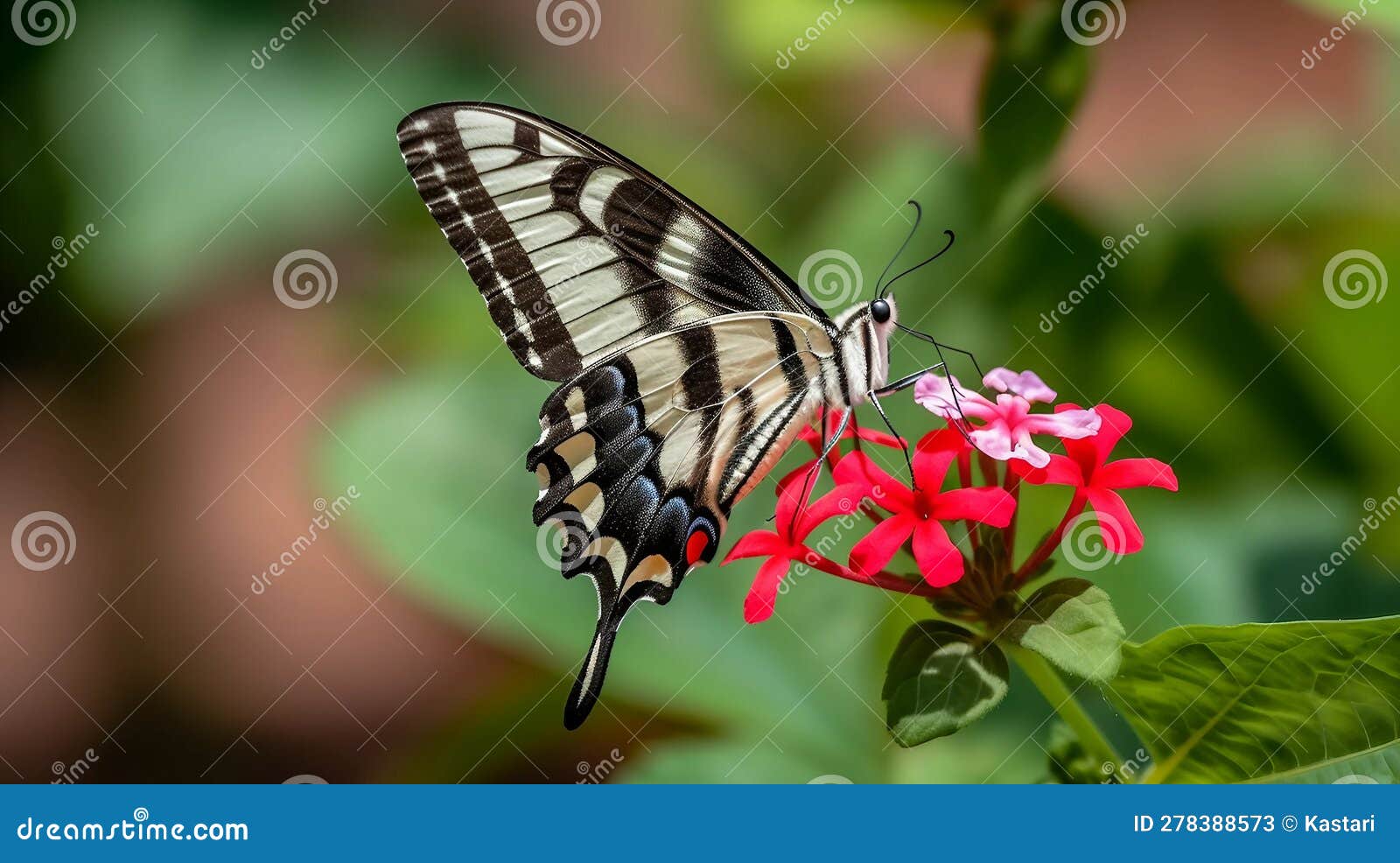 Zebra Swallowtail Butterfly Stock Image - Image of listed, butterfly ...