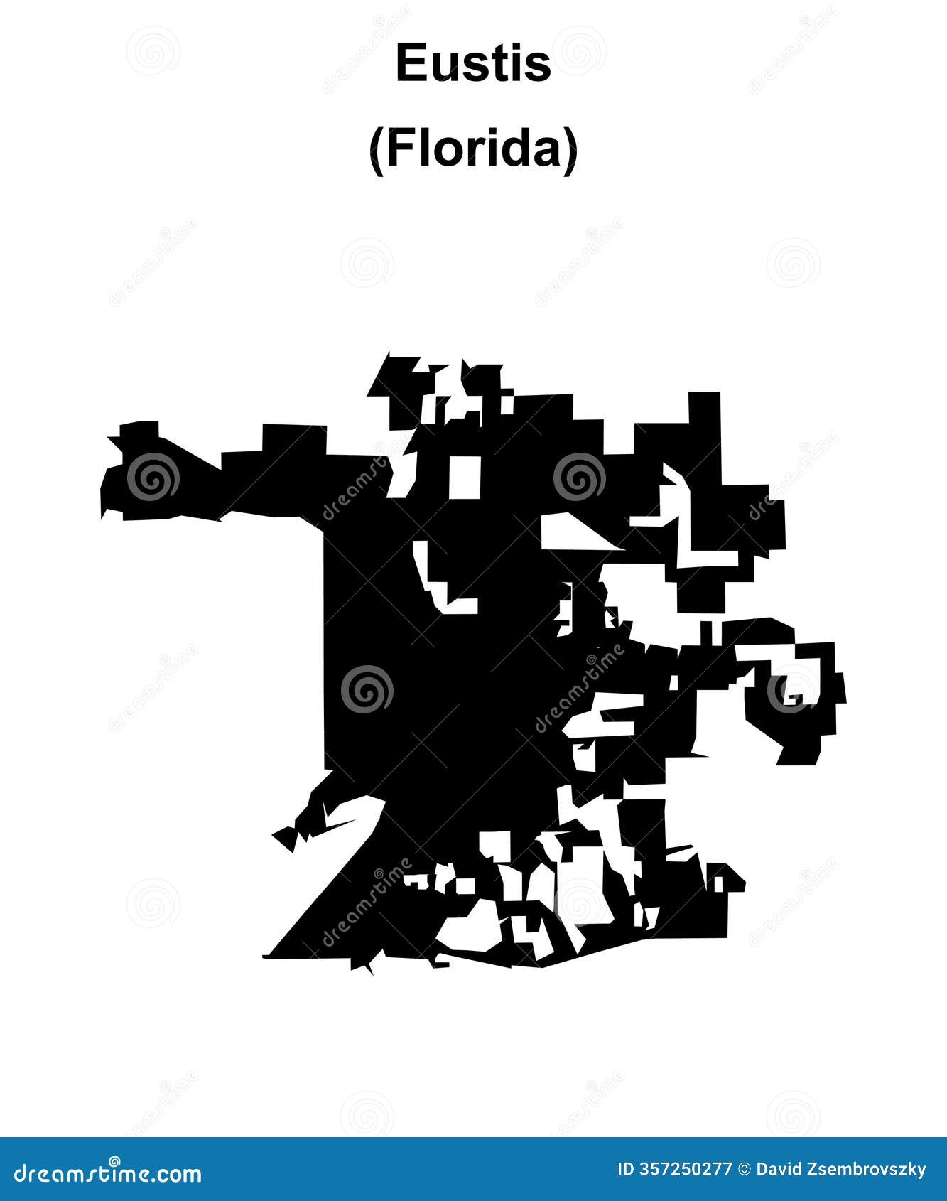 Eustis, Florida City Limit Sign. Town Sign From The USA. Royalty-Free ...