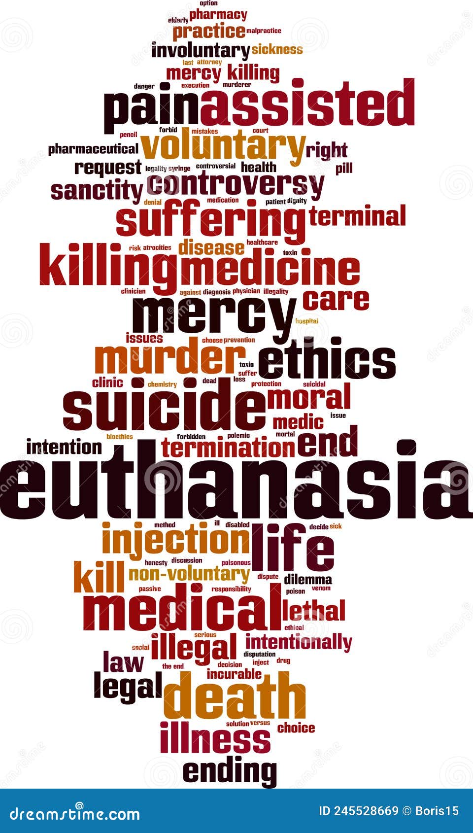 Euthanasia Word Concept. Royalty-Free Stock Photography | CartoonDealer ...