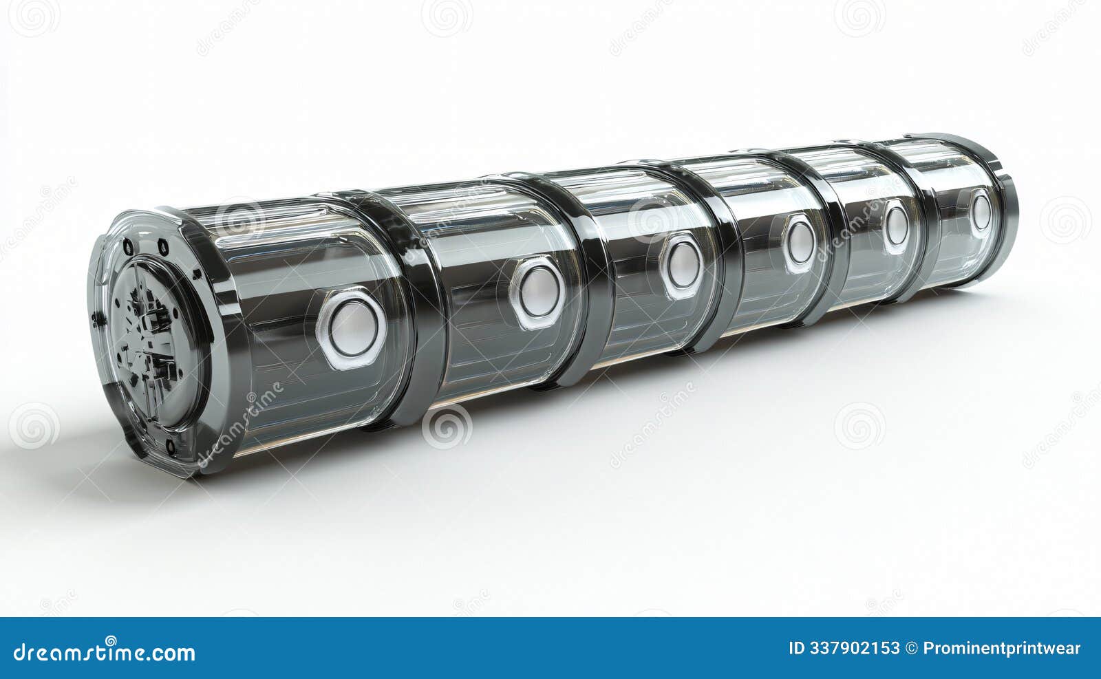 An EV Battery Module with Cylindrical Cells Stock Illustration ...