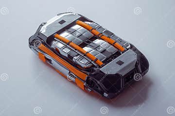 EV Battery Pack or Module Made from Lithium-ion Pouch Cells Stock Photo ...
