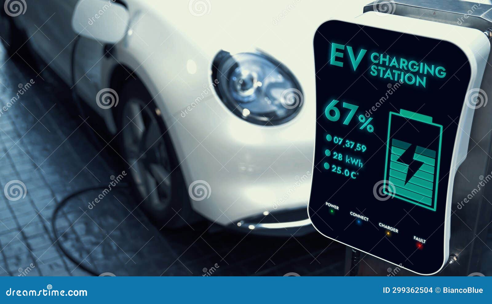 EV Charging Station Display Battery Status Interface for Electric Car ... EV Charging Station Display Battery Status Interface for Electric Car ...