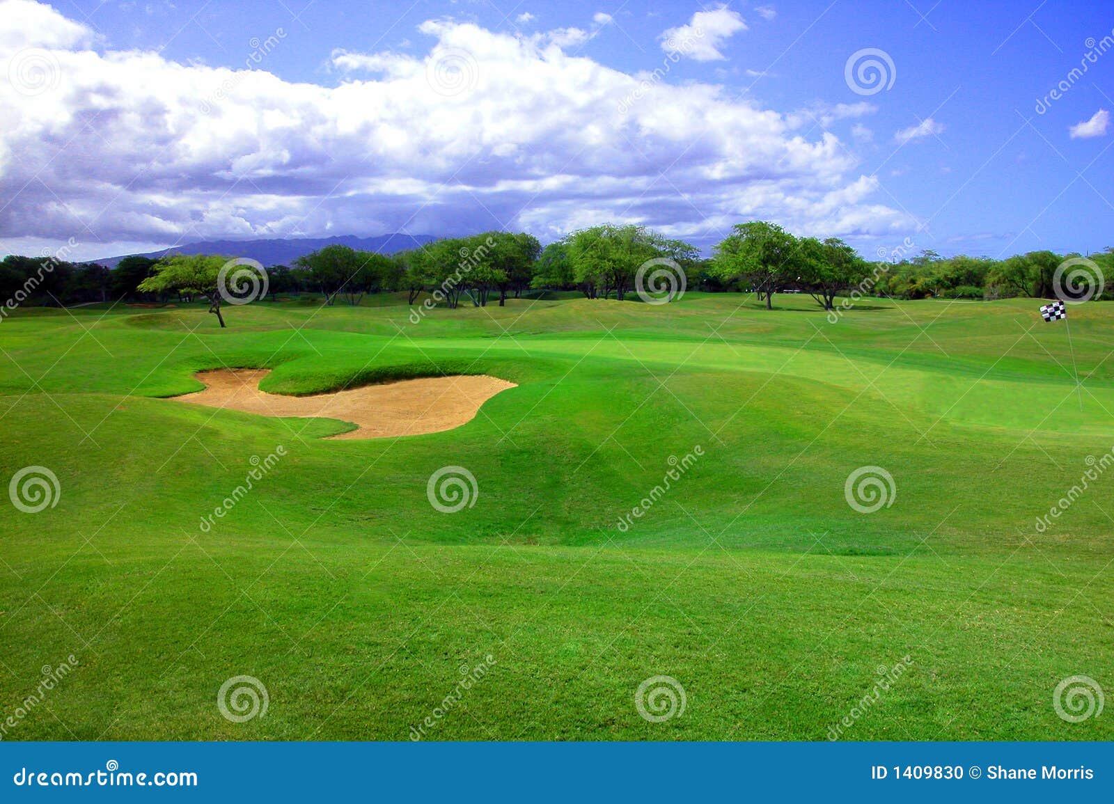Eva Beach Ninth Hole stock photo. Image of vacation, travel - 1409830