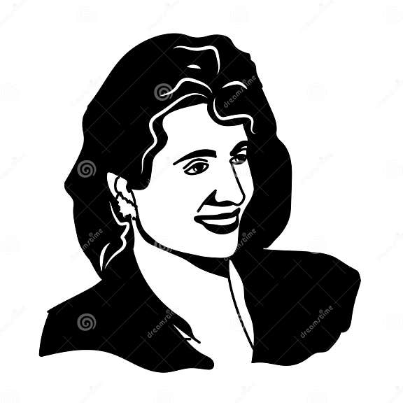 Eva Peron vector portrait stock illustration. Illustration of brand ...