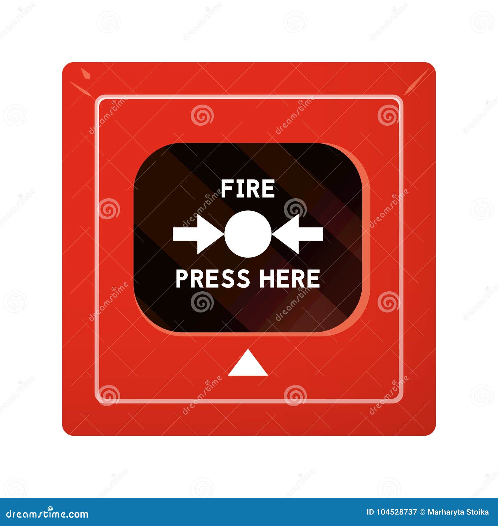The Evacuation System. the Fire Alarm Stock Vector - Illustration of ...