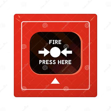 The Evacuation System. the Fire Alarm Stock Vector - Illustration of ...