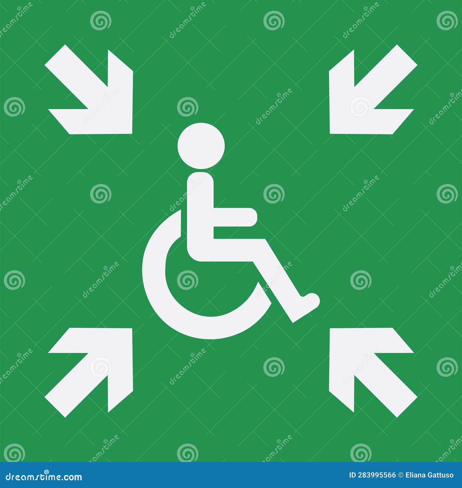 Evacuation Temporary Refuge Symbol. Concept Of Safety. Vector ...