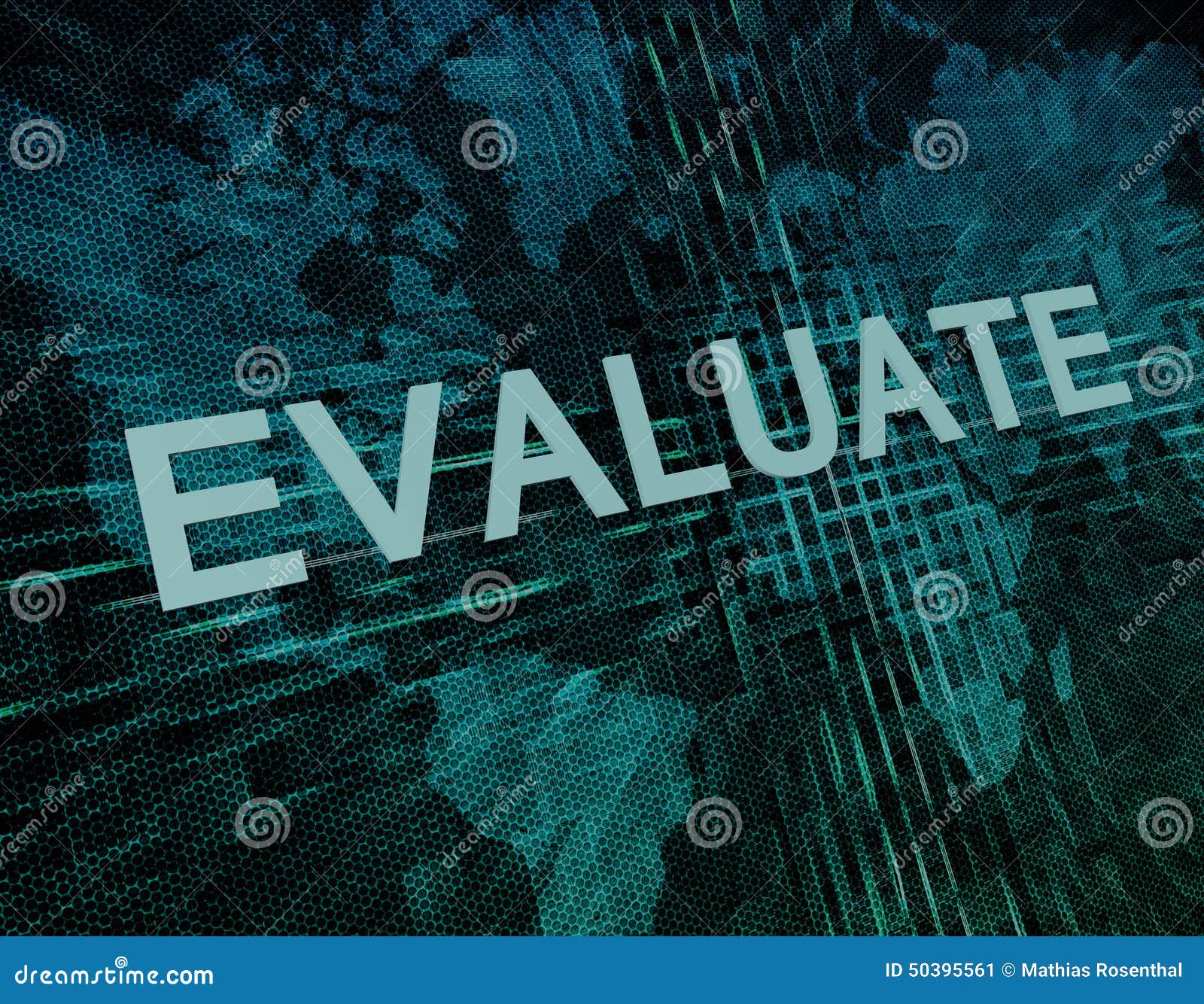 Evaluate stock illustration. Illustration of evaluation - 50395561
