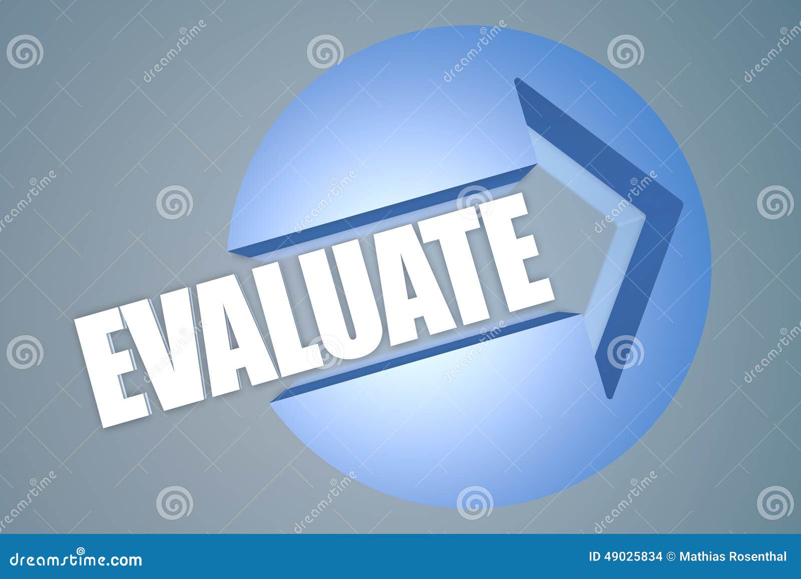 Evaluate stock illustration. Illustration of evaluation - 49025834