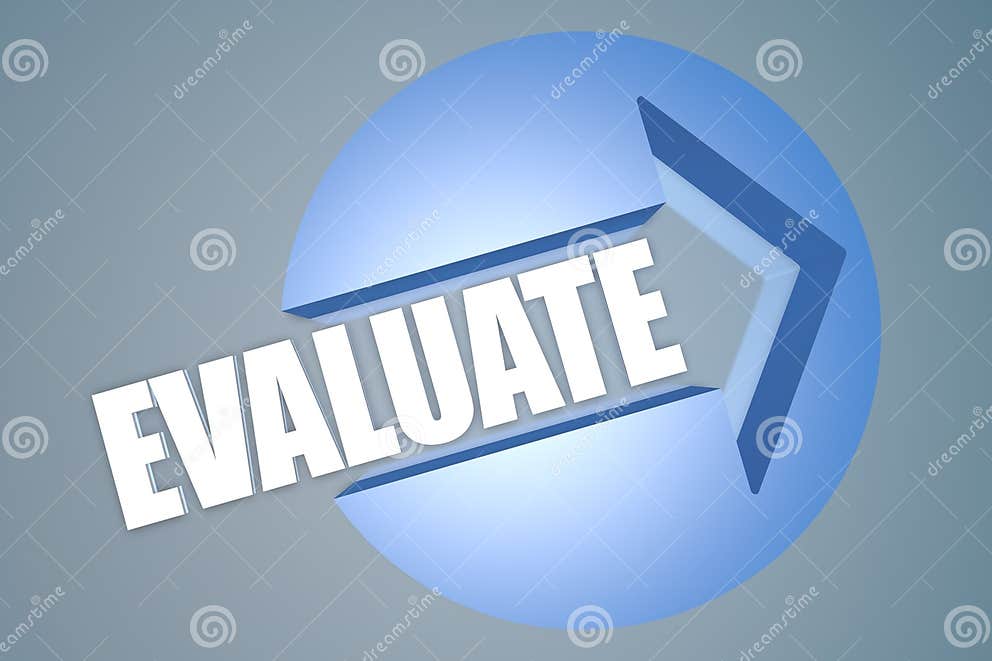 Evaluate stock illustration. Illustration of evaluation - 49025834