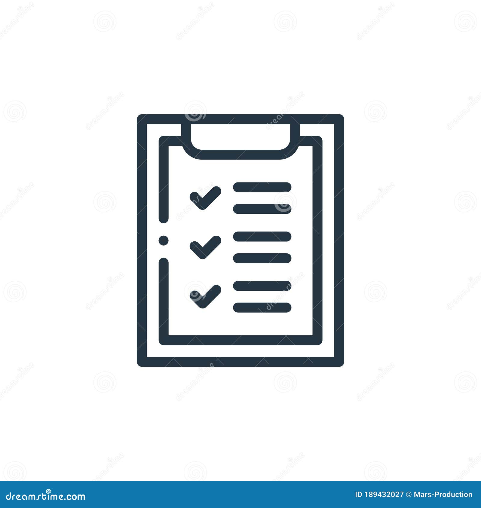 Evaluate Vector Icon Isolated on White Background. Outline, Thin Line ...