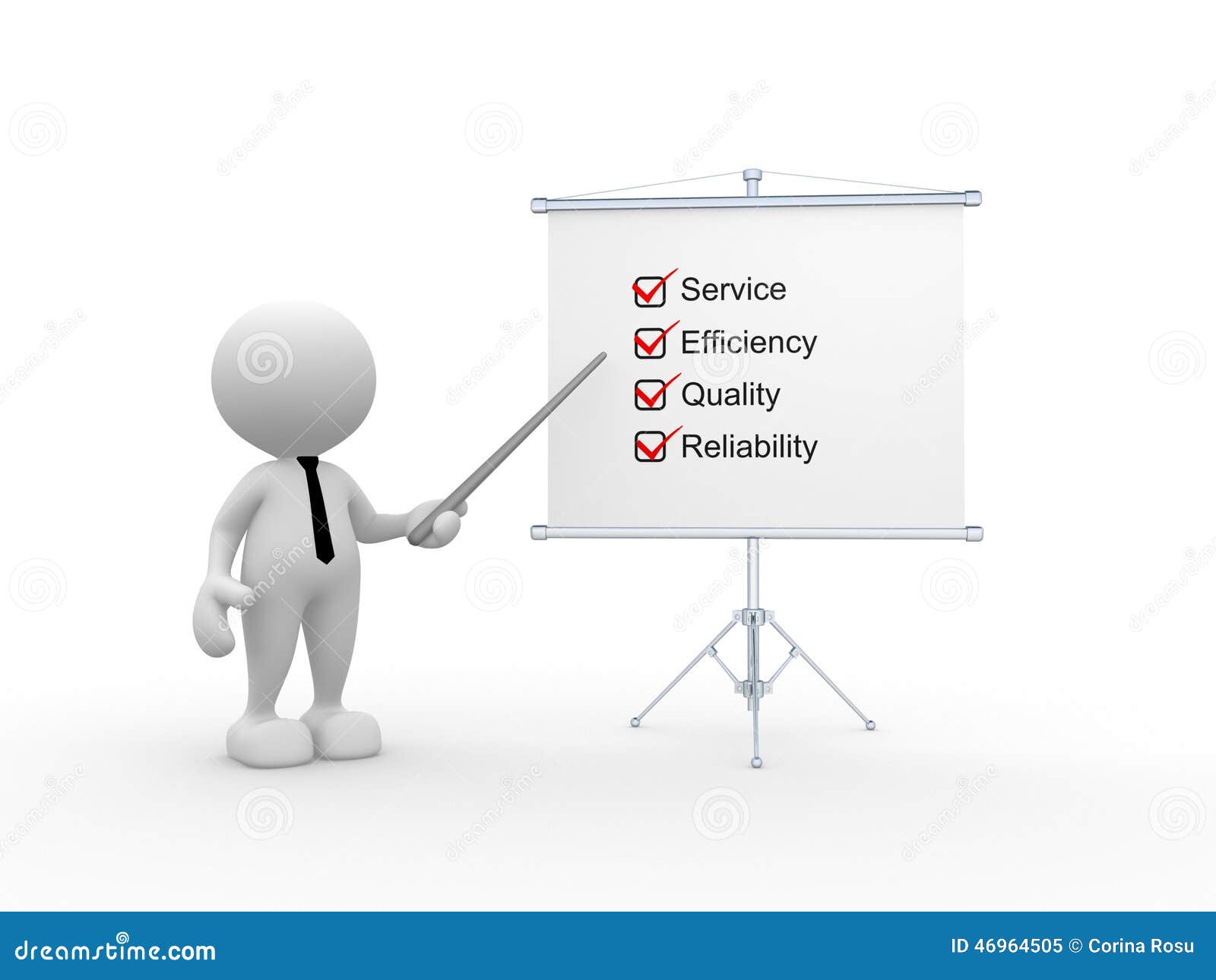 Evaluation concept stock illustration. Illustration of service - 46964505