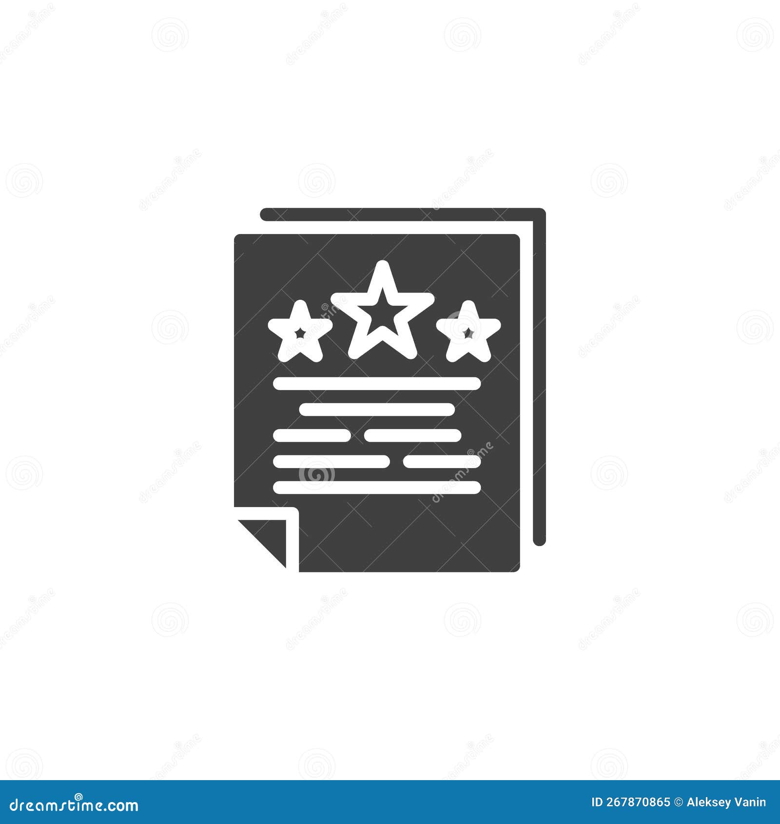 Evaluation Form Vector Icon Stock Vector - Illustration of pictogram ...