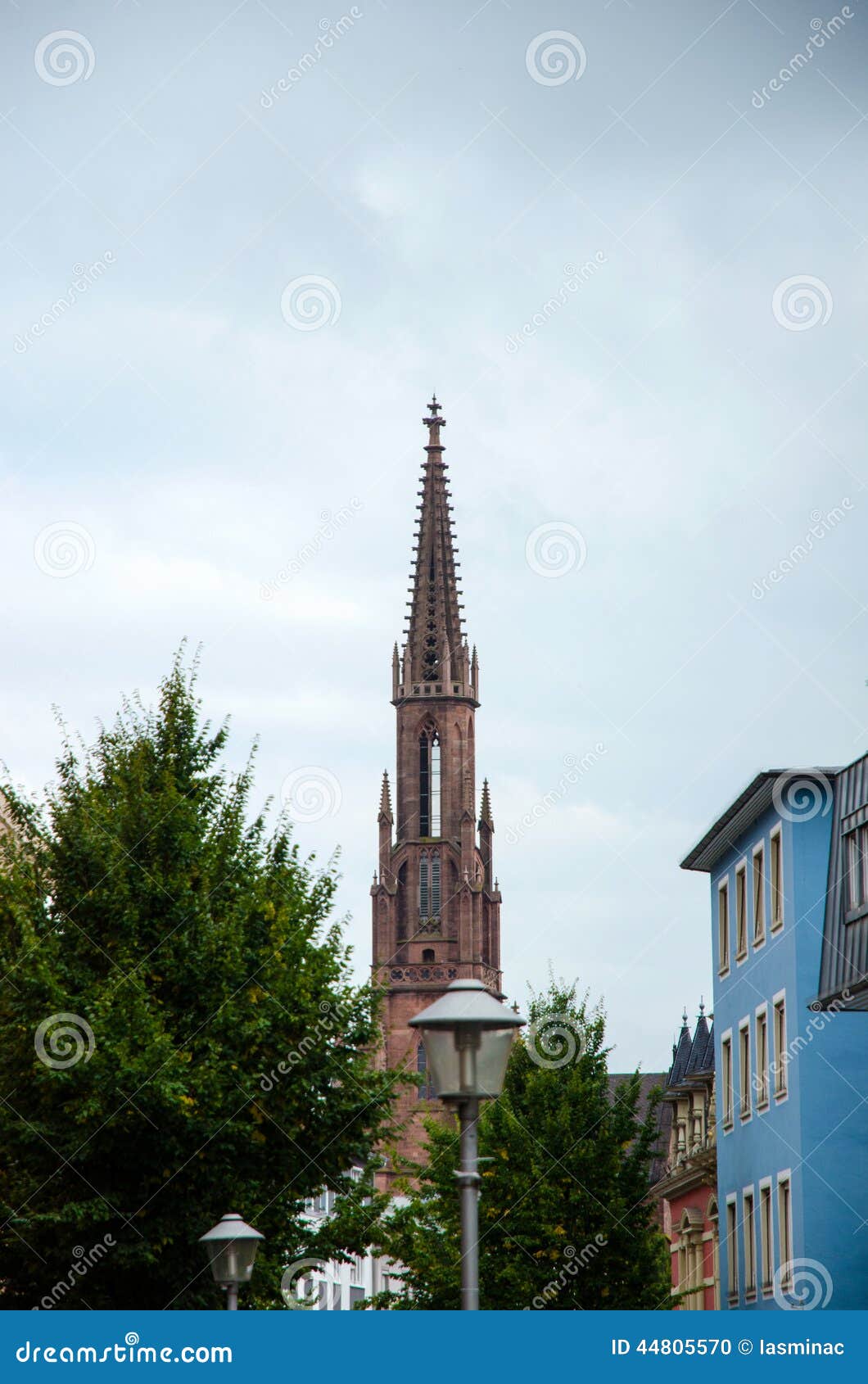 Evangelische Stadtkirche in Offenburg, Germany Stock Photo - Image of ...