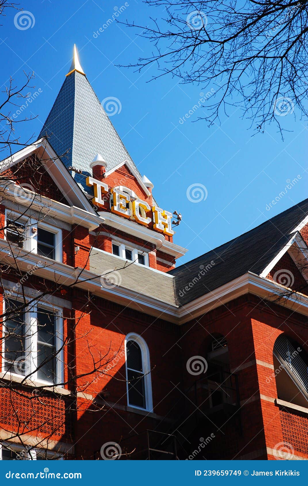The Evans Administration Building Georgia Tech Editorial Stock Image ...