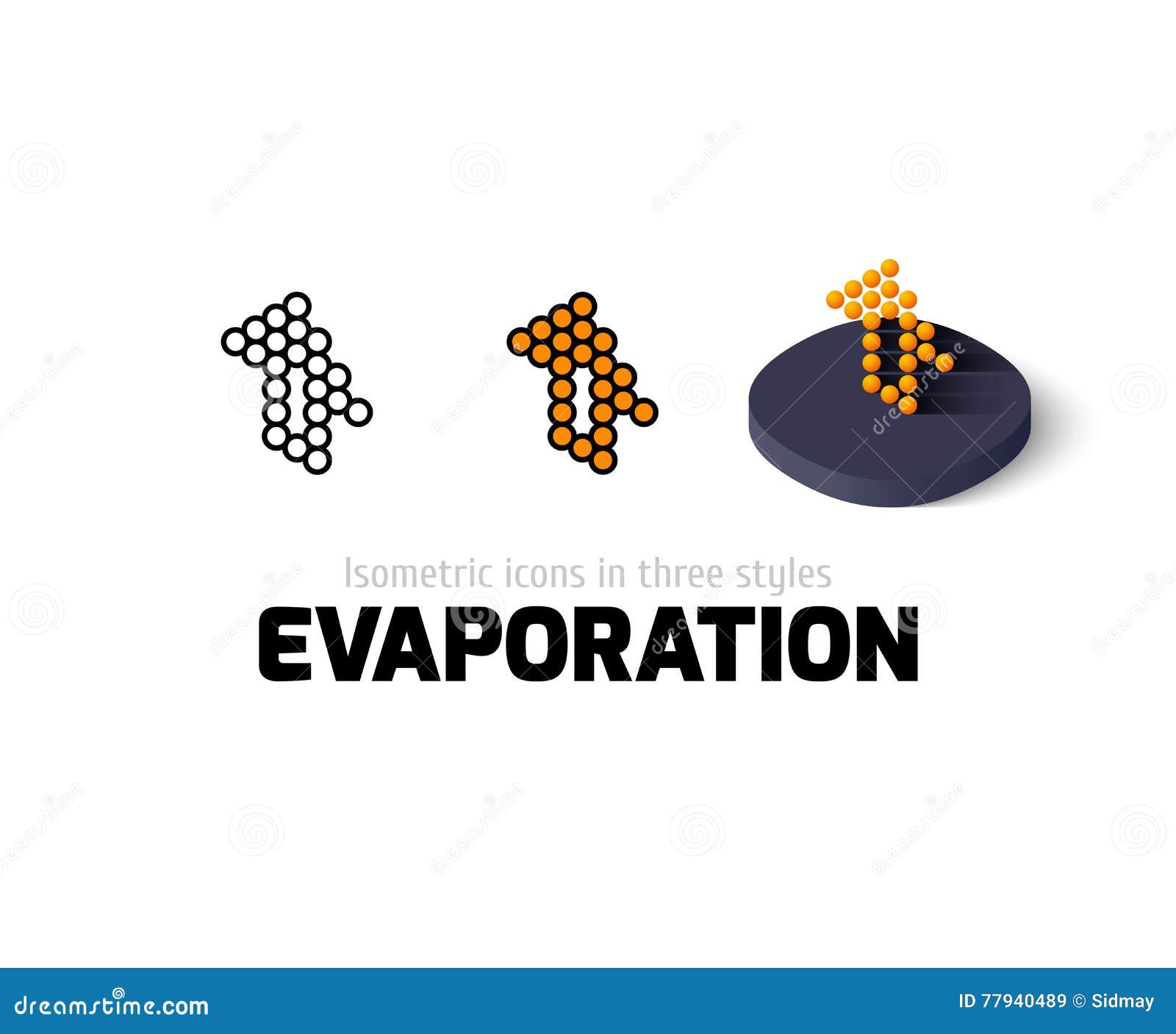 Evaporation Icon in Different Style Stock Vector - Illustration of ... Evaporation Icon in Different Style Stock Vector - Illustration of ...