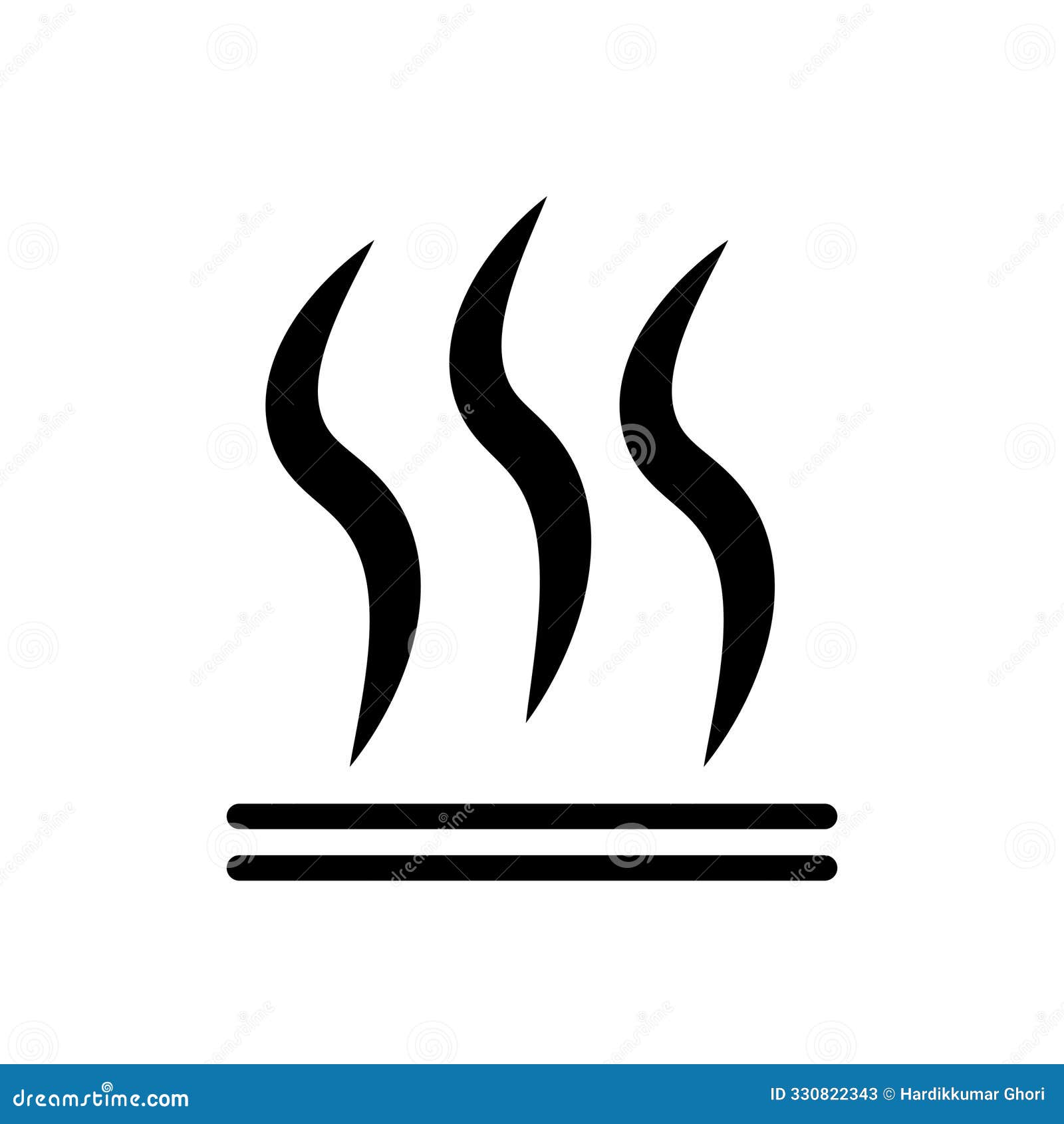 Evaporation icon stock vector. Illustration of smoke - 330822343