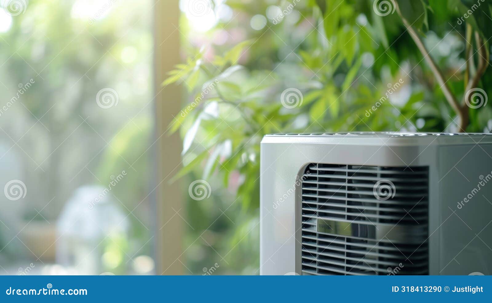 An Evaporative Cooler Working in Tandem with an Air Purifying Unit ...