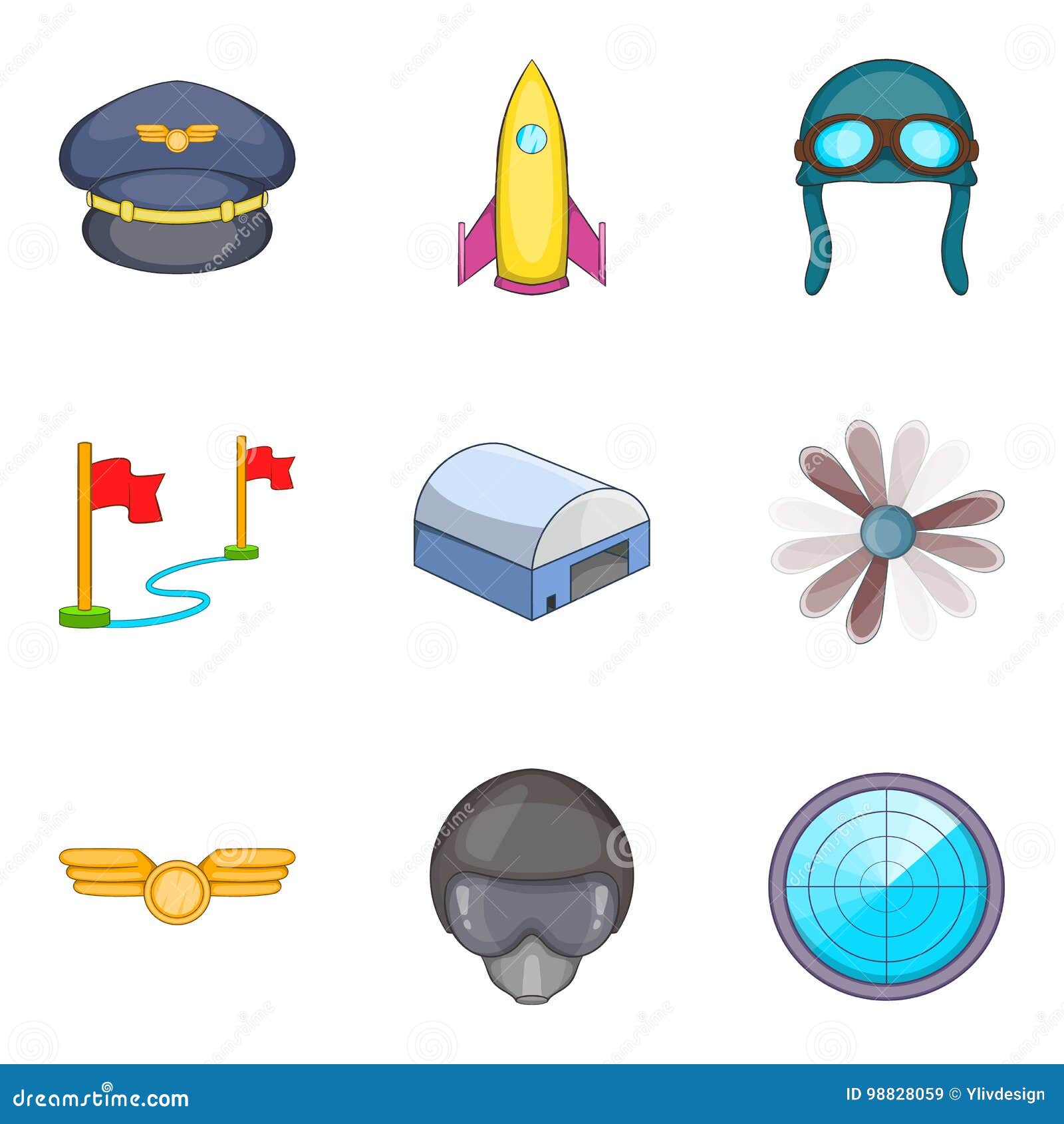 Evasion Icons Set, Cartoon Style Stock Vector - Illustration of fighter ...