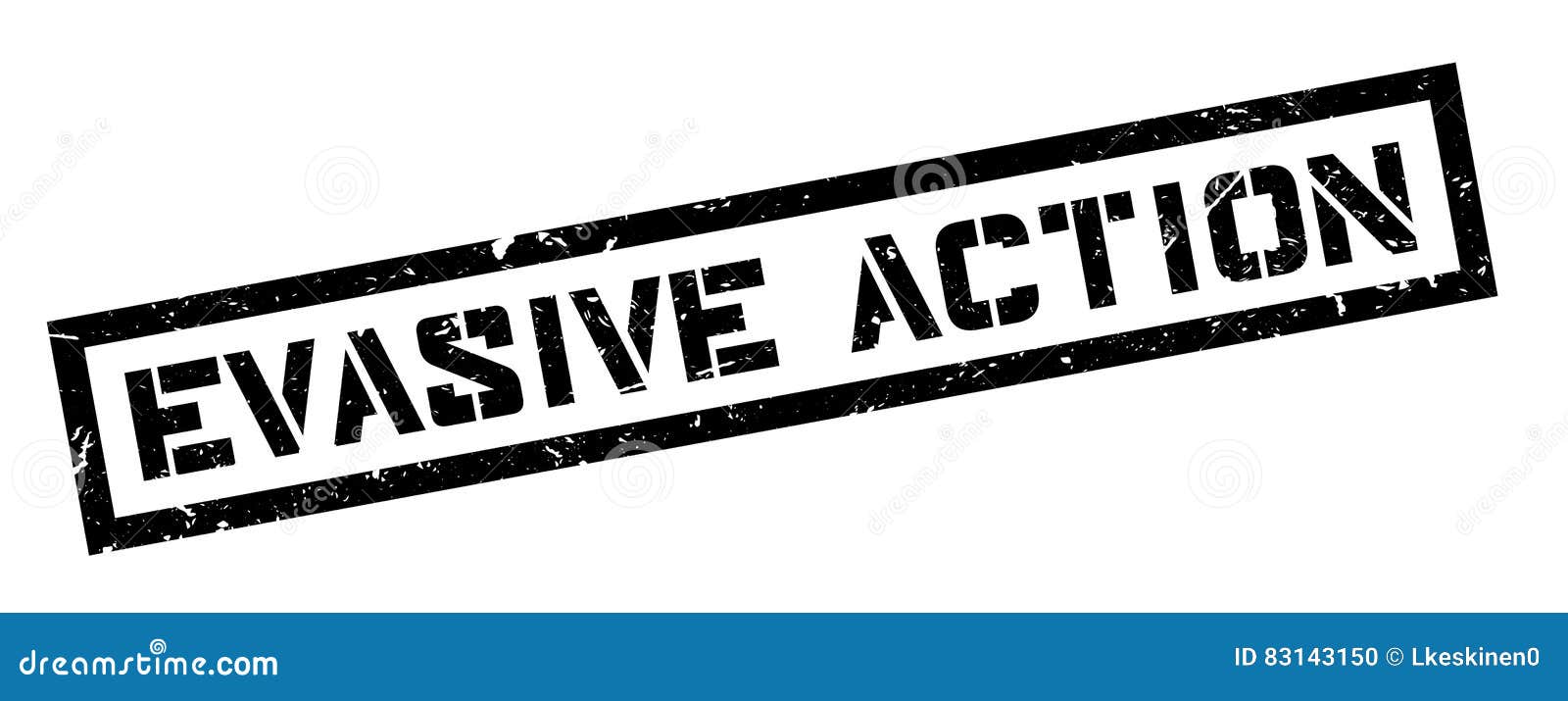 Evasive Action Rubber Stamp Stock Illustration - Illustration of icon ...