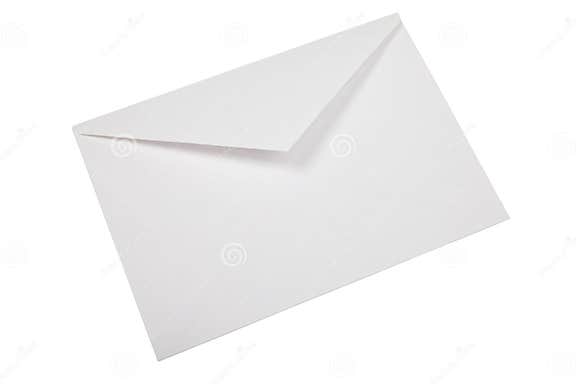 Evelope Branco Novo Isolado. Foto de Stock - Imagem de letra, media ...