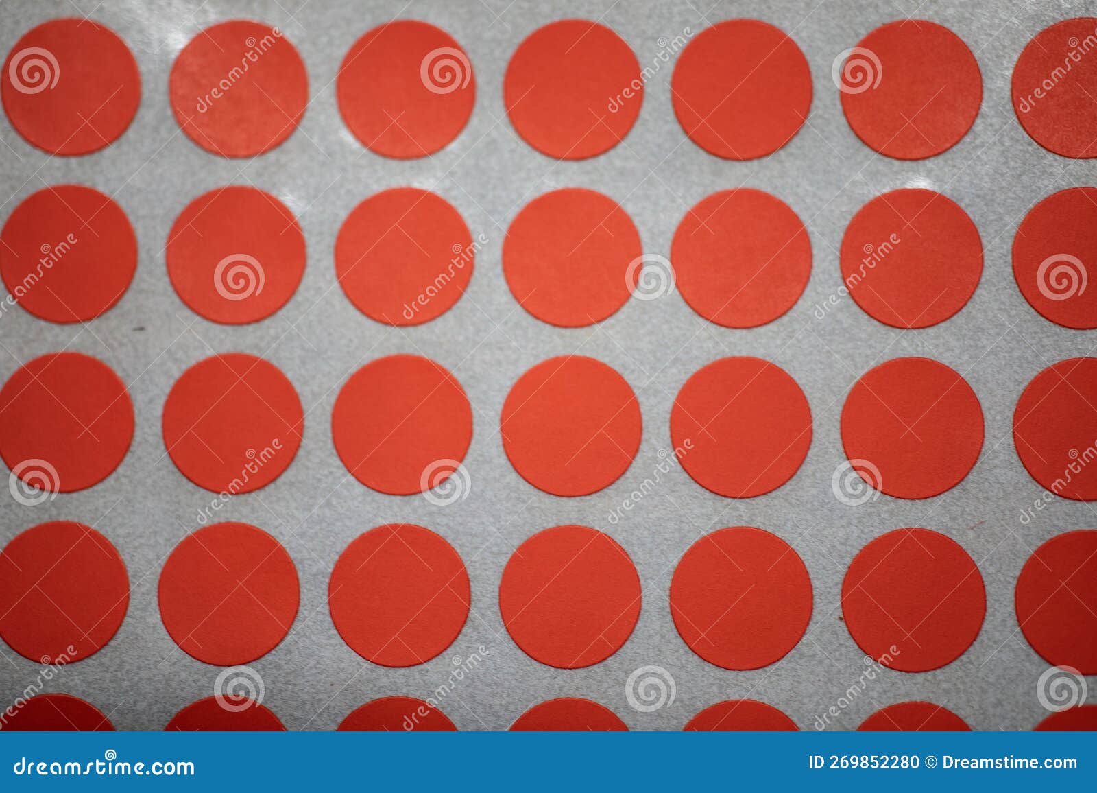 Even red dots arranged stock photo. Image of pattern - 269852280