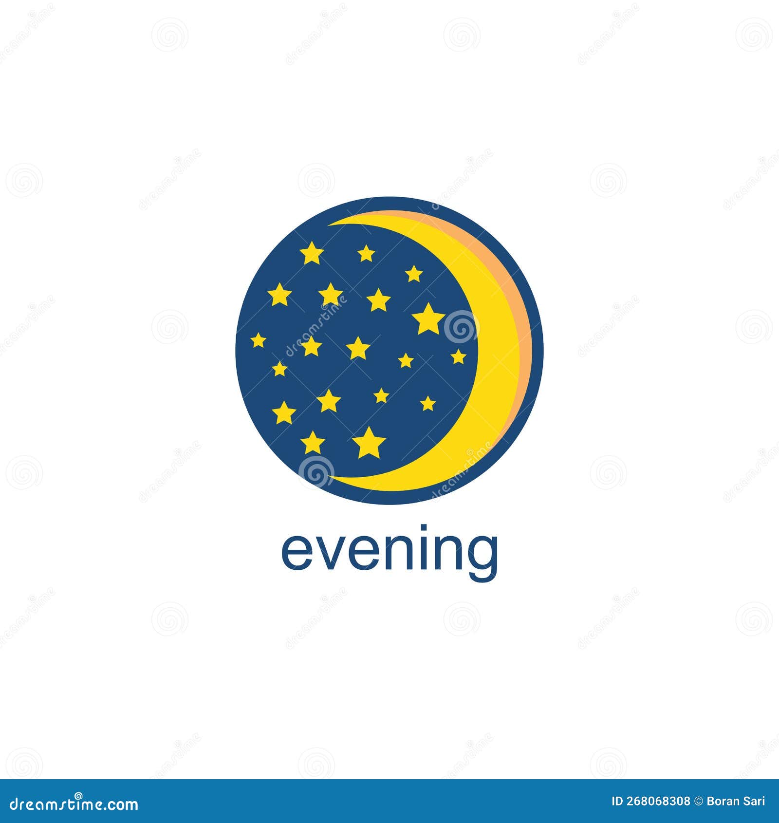 Evening A1 Logo Concept, Branding, Creative Simple Icon Stock Vector ...