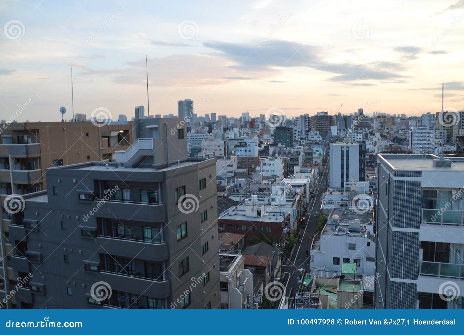 Evening at Arakawa Ku Tokyo Japan Editorial Stock Photo - Image of ...