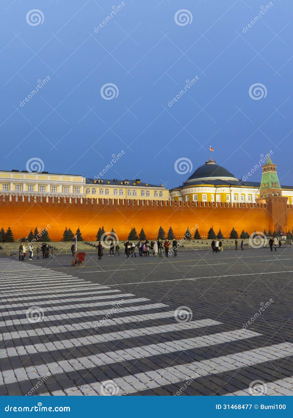 Evening, Big Kremlin Palace, Moscow, Russia, Red Square Editorial ...