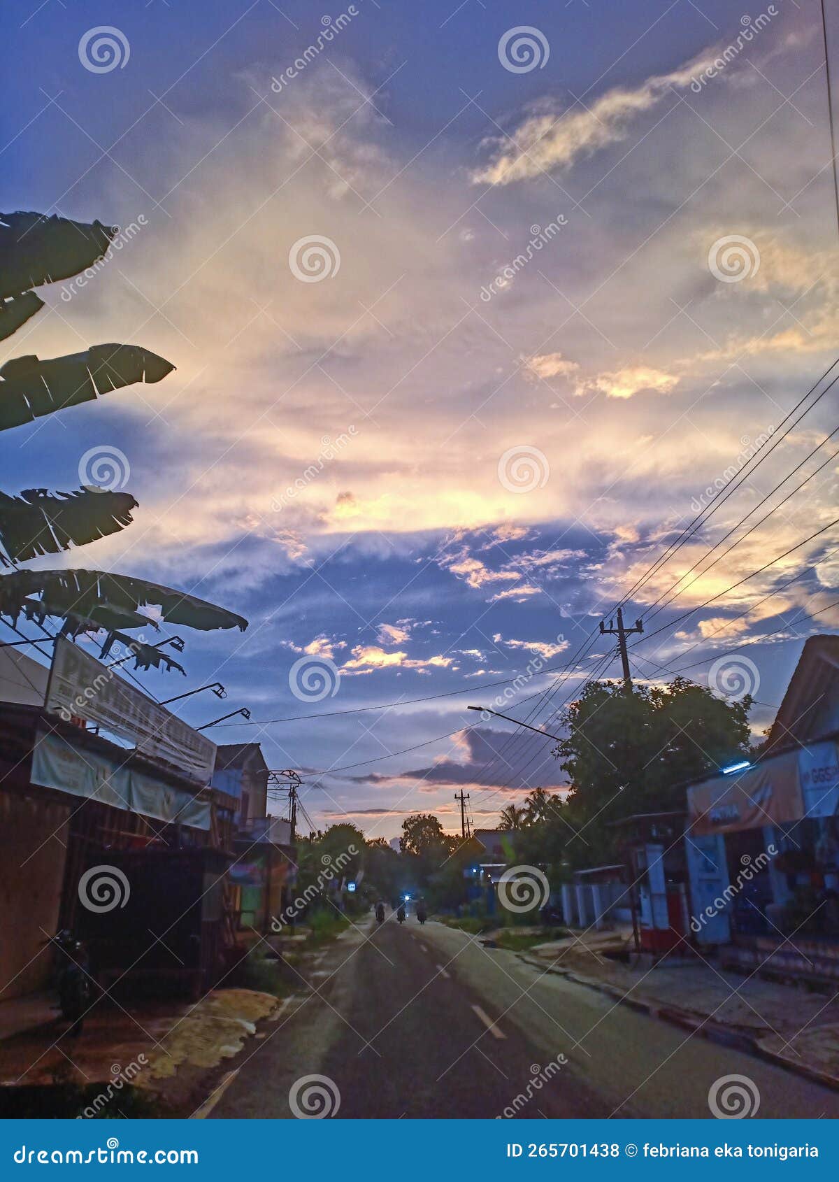 Evening blue sky stock photo. Image of late, greatness - 265701438