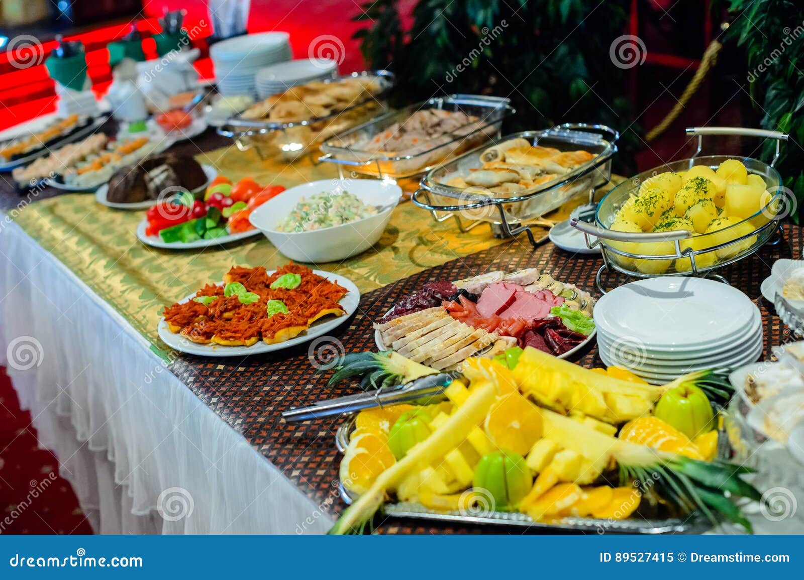 Evening buffet stock image. Image of dining, appetizer - 89527415