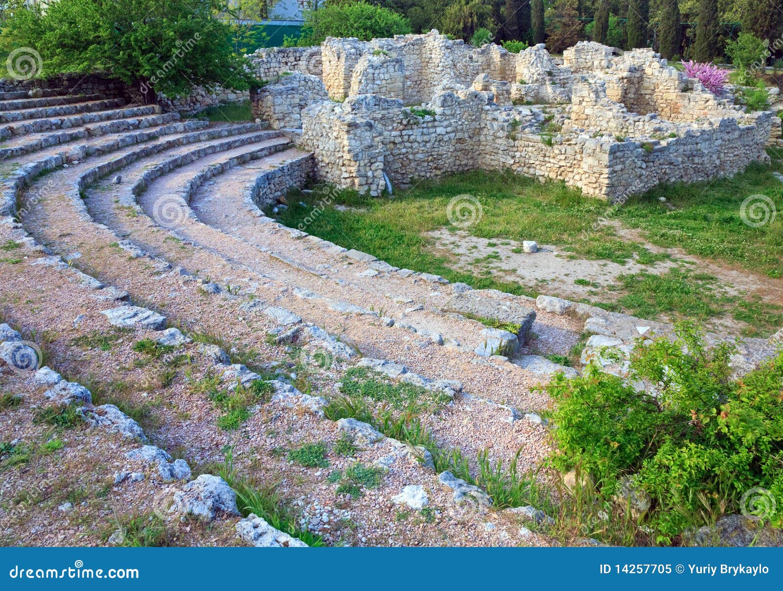 Evening Chersonesos (ancient Town) Stock Image - Image of crimea ...