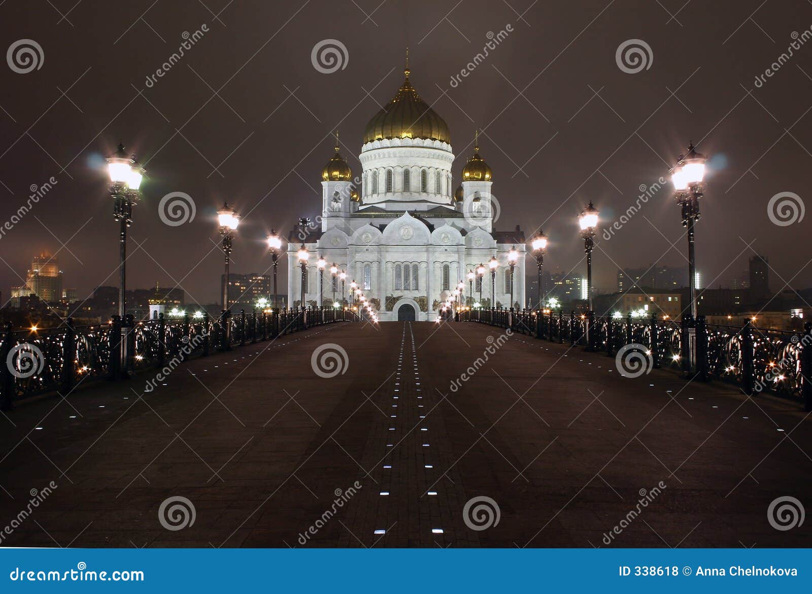 Evening, church, bridge stock photo. Image of bridge, golden - 338618