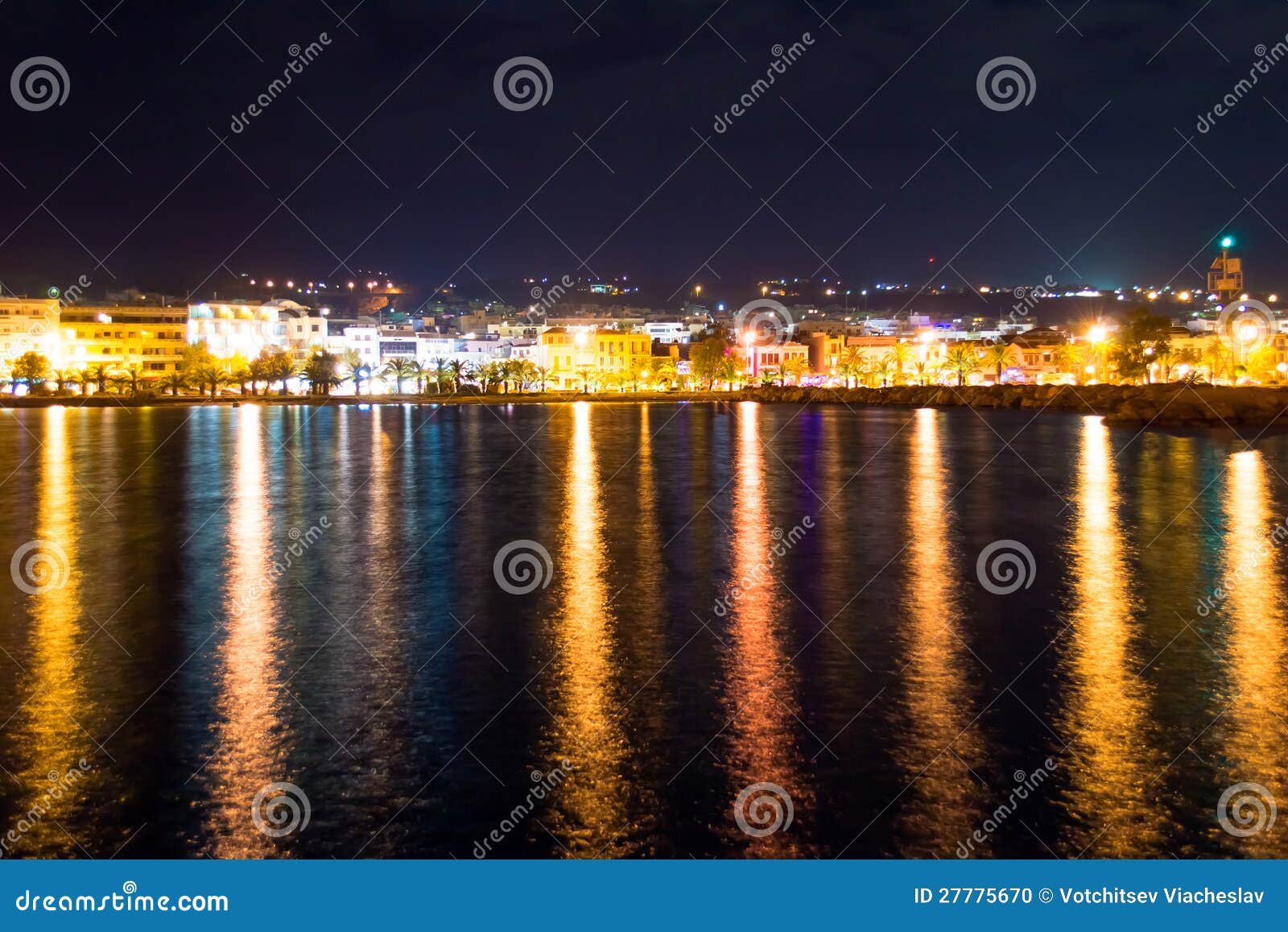 Evening city stock photo. Image of city, light, life - 27775670