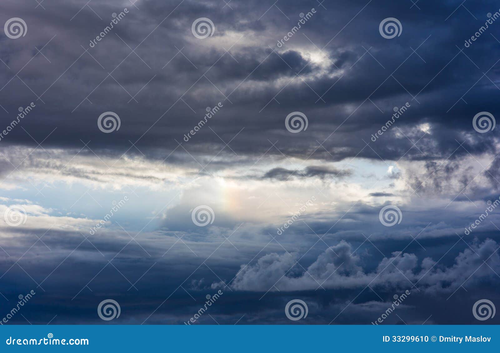 Evening cloudy sky stock photo. Image of dusk, abstract - 33299610