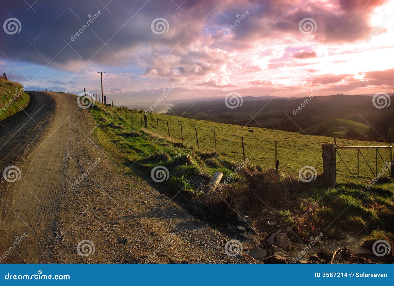Evening Country View stock photo. Image of picturesque - 3587214