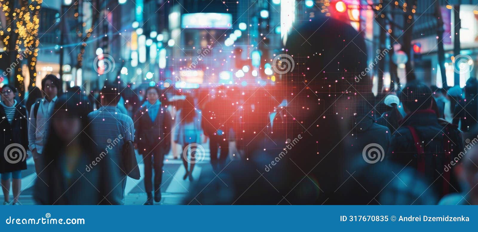 An Evening Crowd of Business People Walking on a Busy Urban City Street ... An Evening Crowd of Business People Walking on a Busy Urban City Street ...